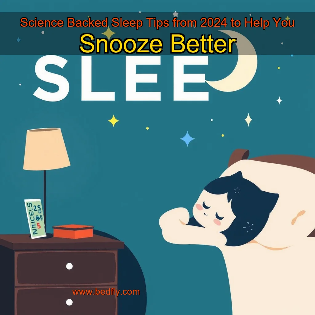 Science Backed Sleep Tips from 2024 to Help You Snooze Better – BedFly